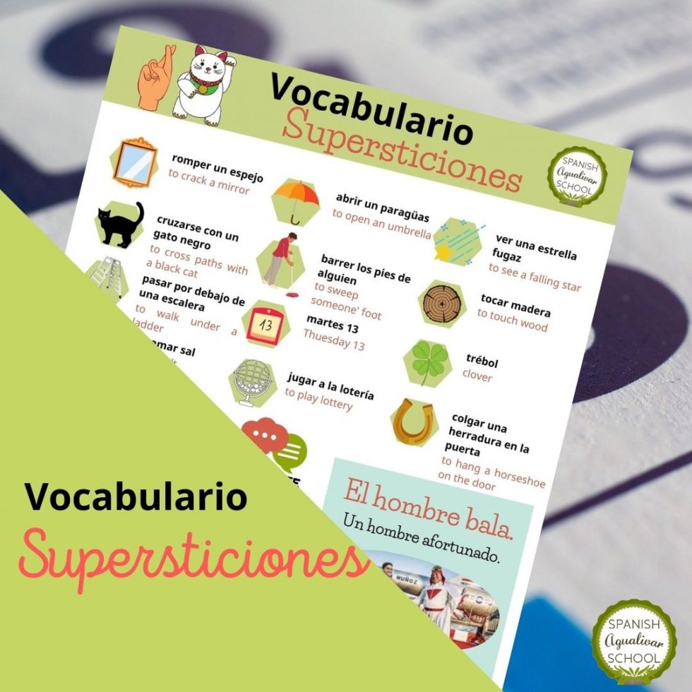 Vocabulario de supersticiones en español - Agualivar Spanish School